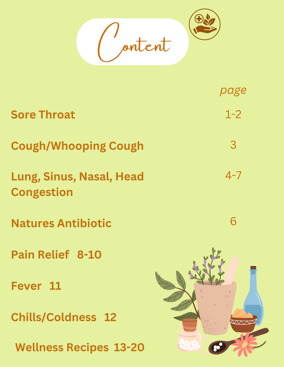 Home Remedies for Cold/Flu - Kitchen Medicine Guide – Ancient Healing Root